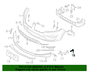 2013-2021 Ford Fog Lamp Assembly Screw -W704874-S439 | TascaParts.com
