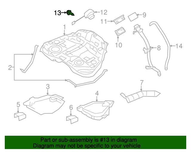 2004-2023 Subaru OEM NEW 2004-2020 Subaru Impreza Forester Fuel Tank ...