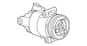 2017-2020 GM A/C Compressor 84635623 | TascaParts.com