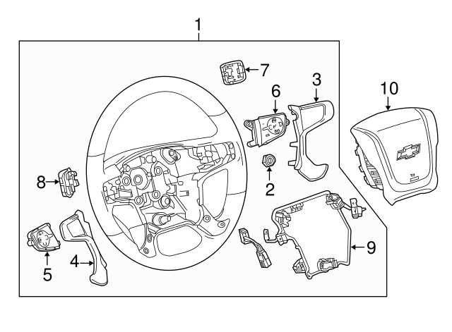 2014-2018 Chevrolet Silverado 1500 Wheel 84483768 | GMPartsDirect.com