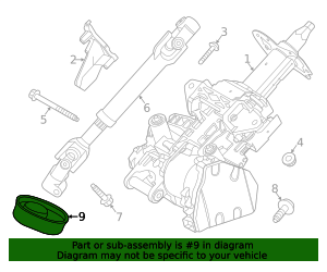 JX6Z-3D677-C - Steering Coupling Boot 2020-2023 Ford | Group 1 Auto Parts