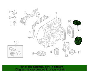 63117440357 - 2016-2022 BMW Access Cover (63-11-7-440-357) | BMW of ...