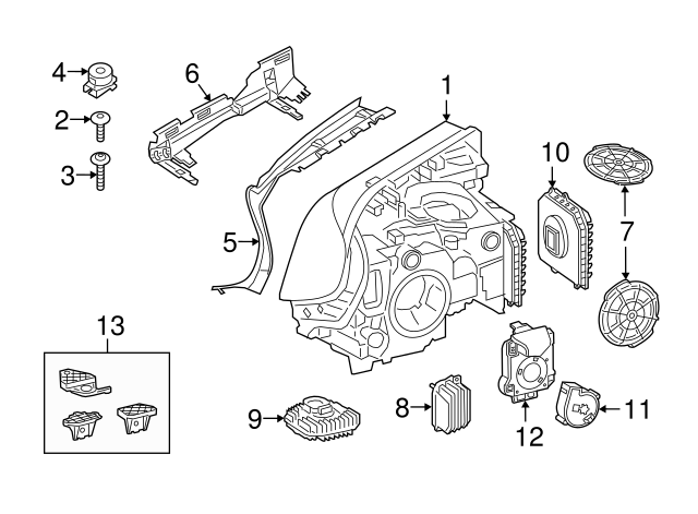 2016-2021 BMW Control Module 63-11-5-A02-730 | BMWPartsDirect.com
