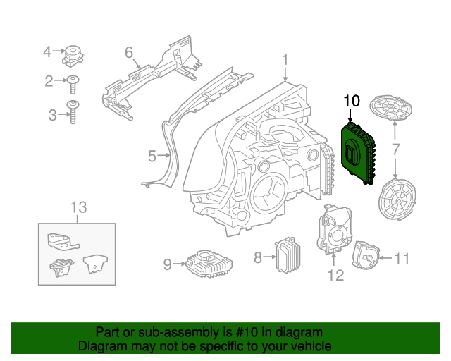 Genuine BMW 63-11-5-A02-730 | Control Module | FREE Shipping on Most ...