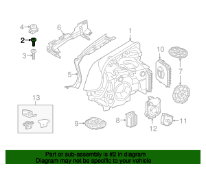 Genuine BMW 07-14-9-353-144 | Headlamp Assembly Retainer Screw | FREE ...