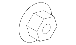 2010-2023 Subaru Bumper Impact Bar Nut 902370047 | Subaru Online Parts