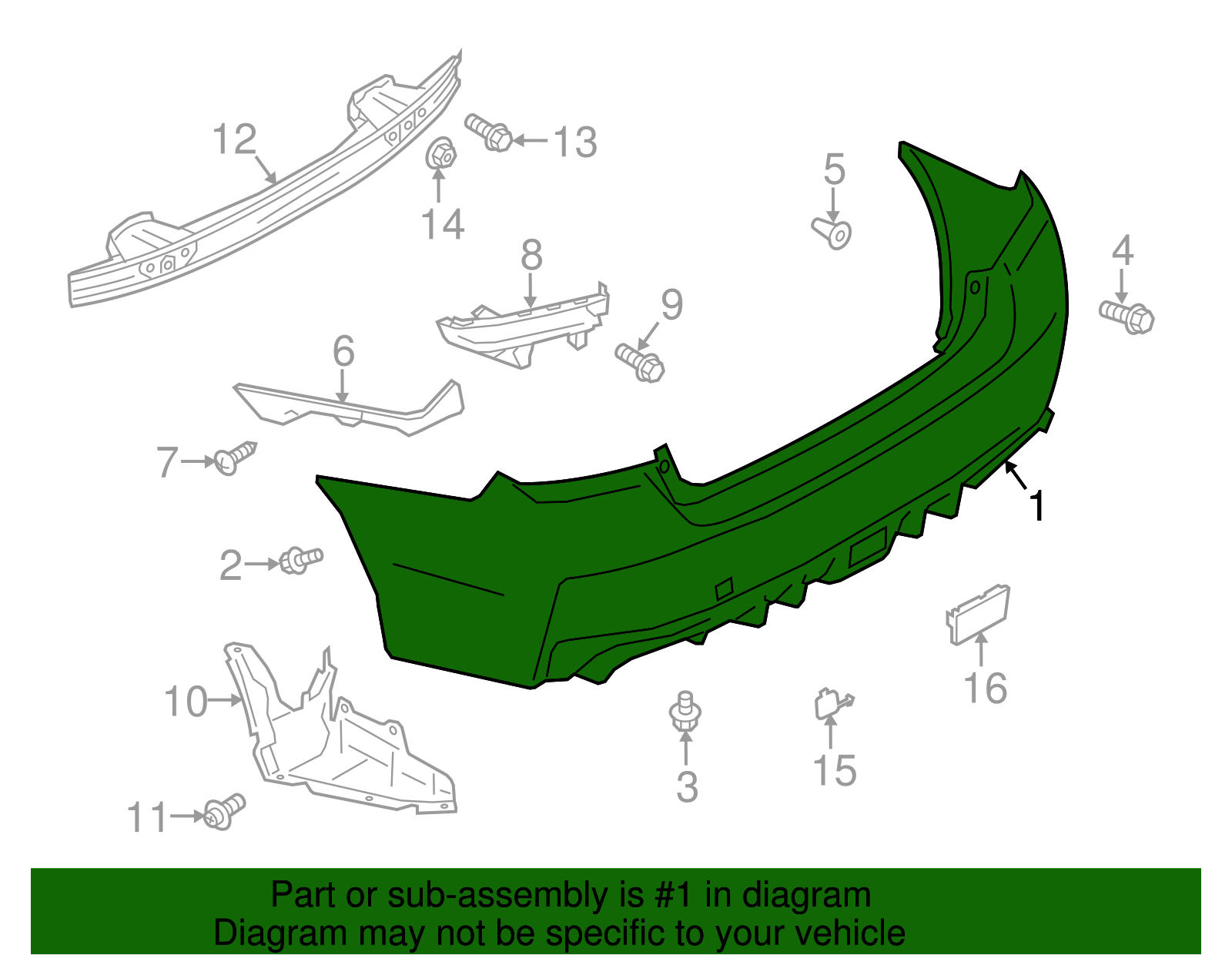 57702VA040 - High-Quality Bumper Cover for 2017-2021 Subaru ...