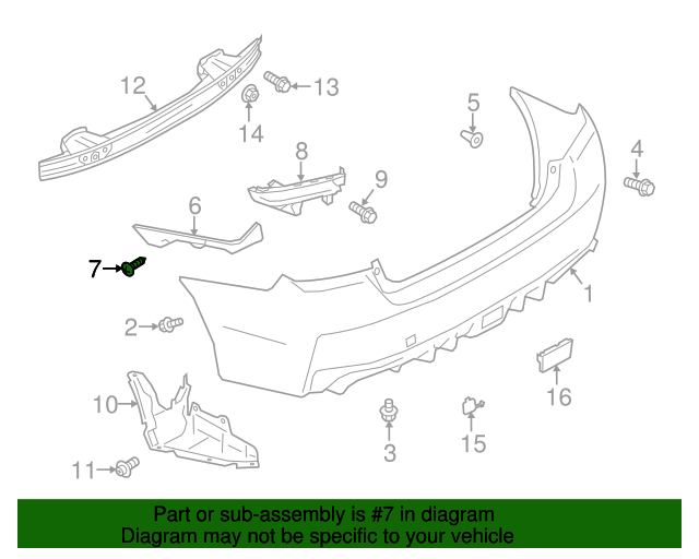 2008-2021 Subaru Upper Bracket Screw 904500029 | TascaParts.com