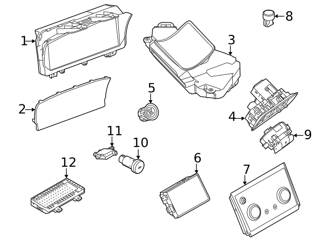 Genuine OEM Heater Control Part# LR144569 Fits 2021 Land Rover: Up To ...