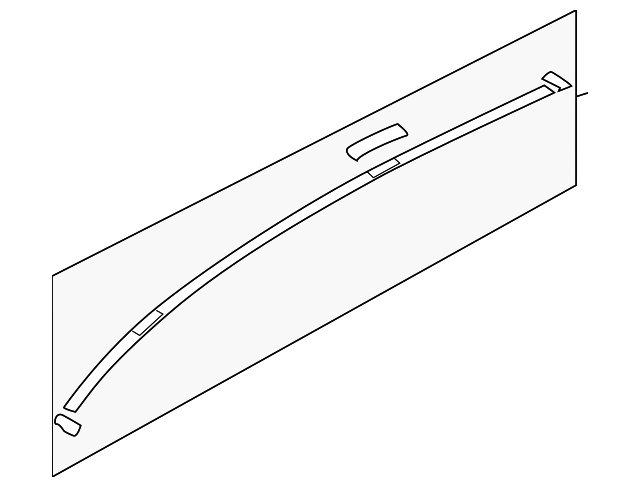2011-2014 Subaru Impreza Roof Molding 91046FG001 | QuirkParts