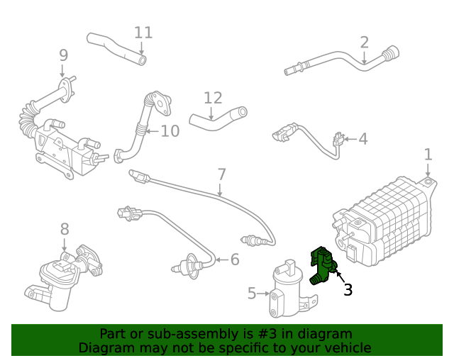 2013-2024 Hyundai Purge Control Valve 31430-F3500 | OEM Parts Online