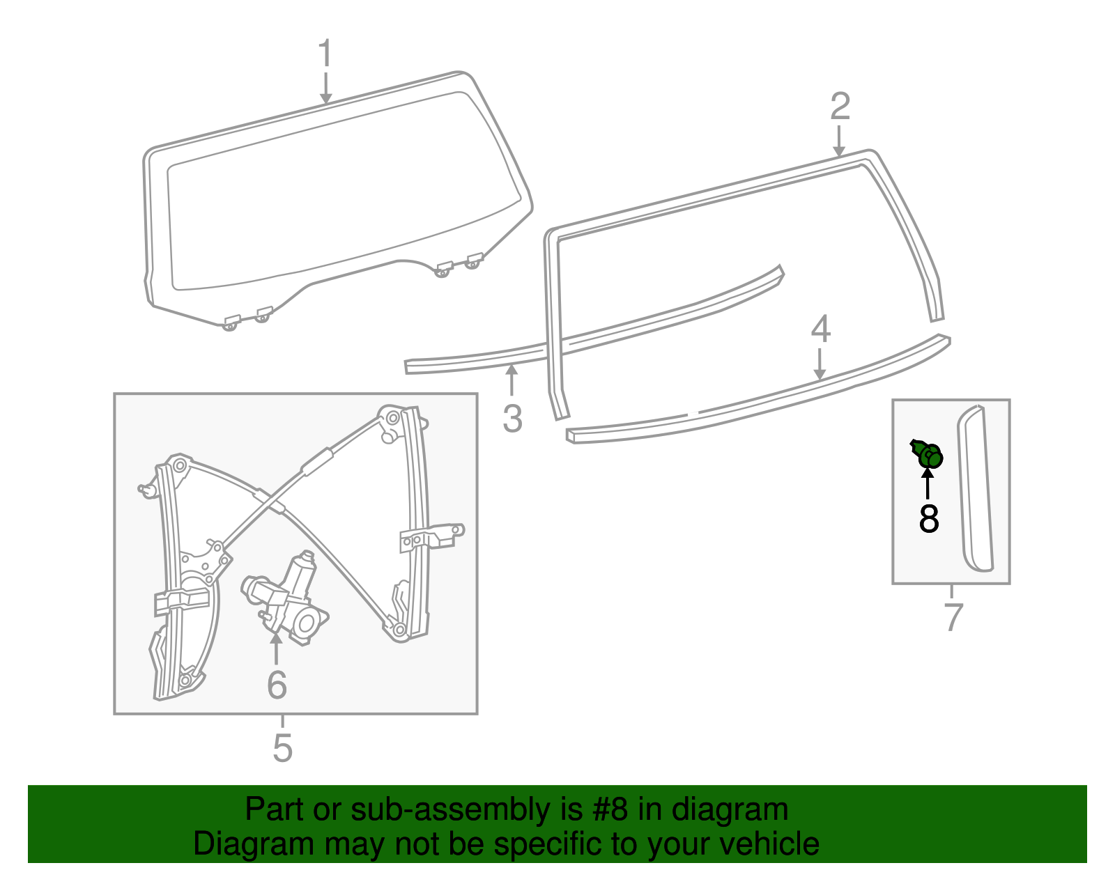 75893-0C010 - Side Molding Retainer Clip - 2008-2020 Toyota Sequoia ...