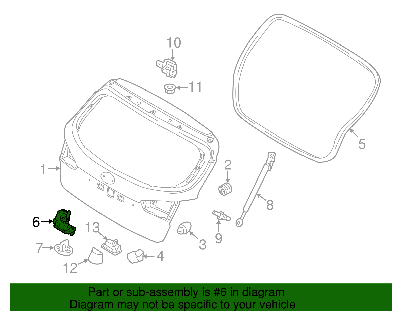 81230-A7500 - Latch 2014-2018 Kia | Kia.Parts Store