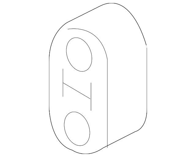 2003-2017 Infiniti Rear Muffler Rubber Mount 20640-01A61 | Infiniti ...