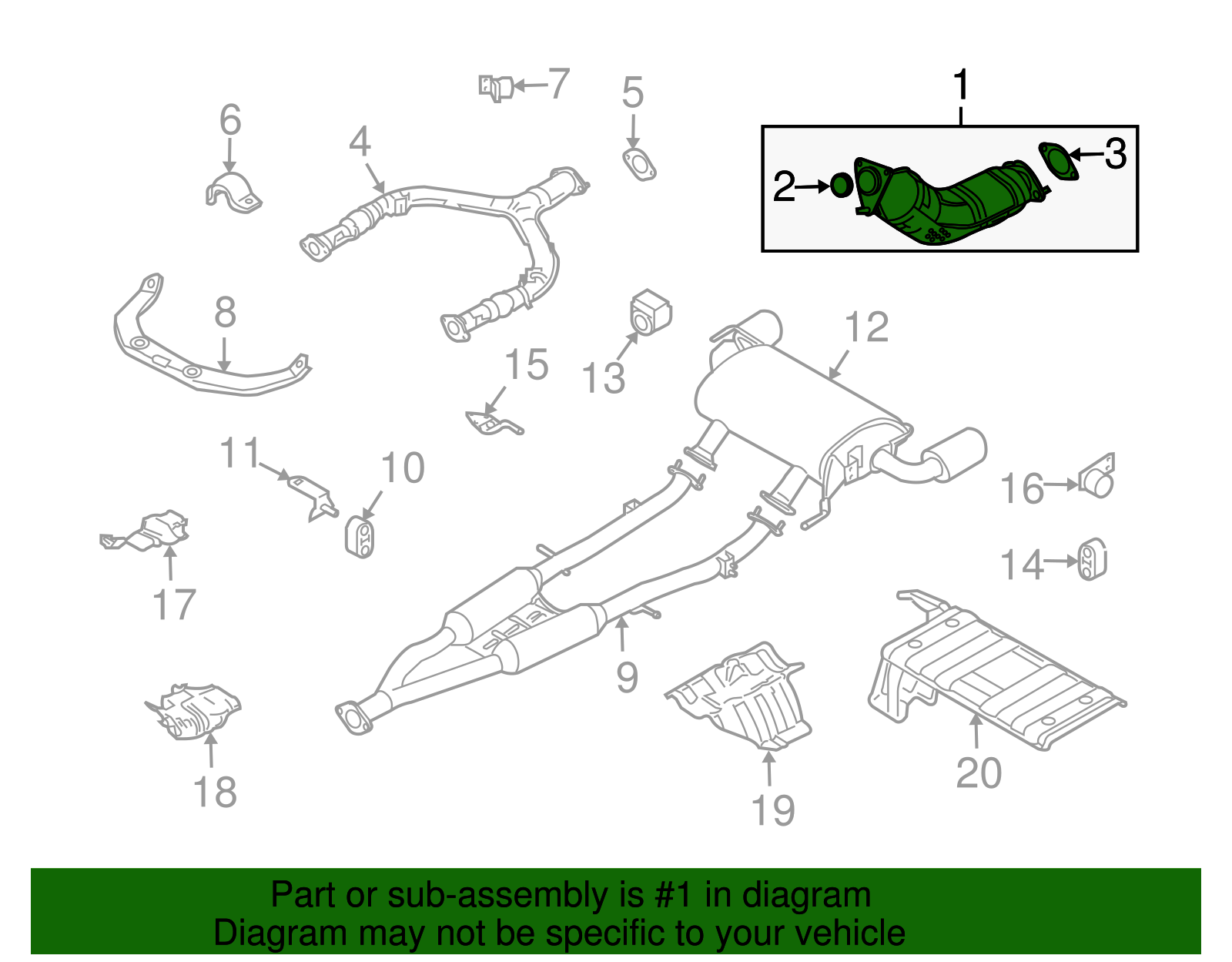 2008 Infiniti G37 Catalytic Converter B08B2-JK60B | Infiniti OEM Parts ...