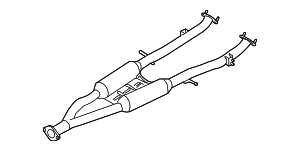 2008-2015 Infiniti Resonator & Pipe 20300-JJ50B | INFINITI Parts ...