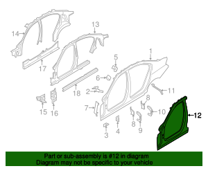 Genuine BMW 41-00-7-298-166 | Aperture Panel | FREE Shipping on Most ...
