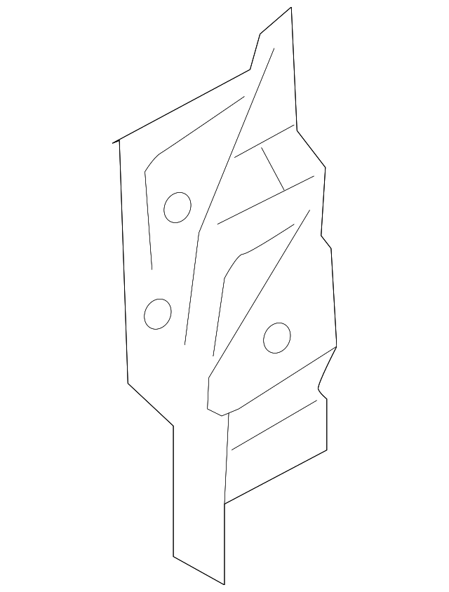 41117284182 - 2012-2021 BMW Inner Hinge Pillar (41-11-7-284-182) | BMW ...