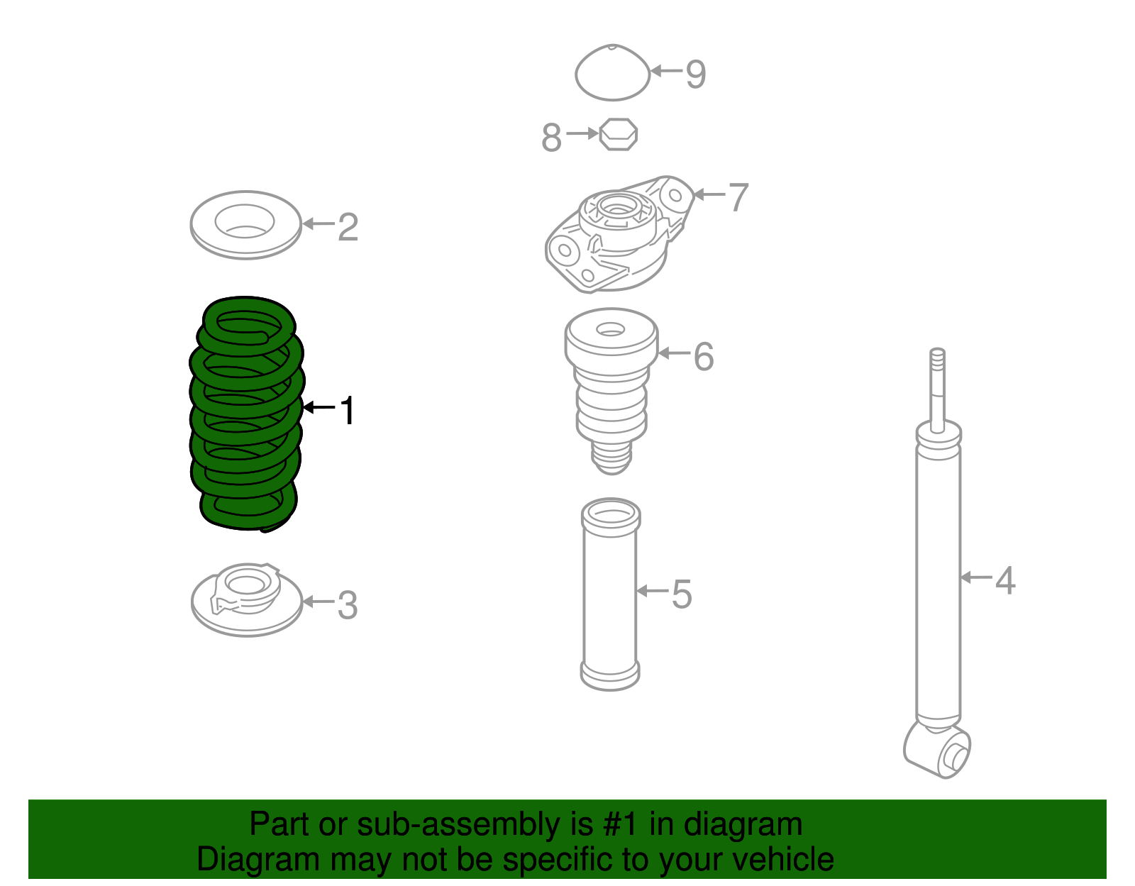 2006-2022 Volkswagen Coil Spring 3C0-511-115-AN | Retail Performance ...
