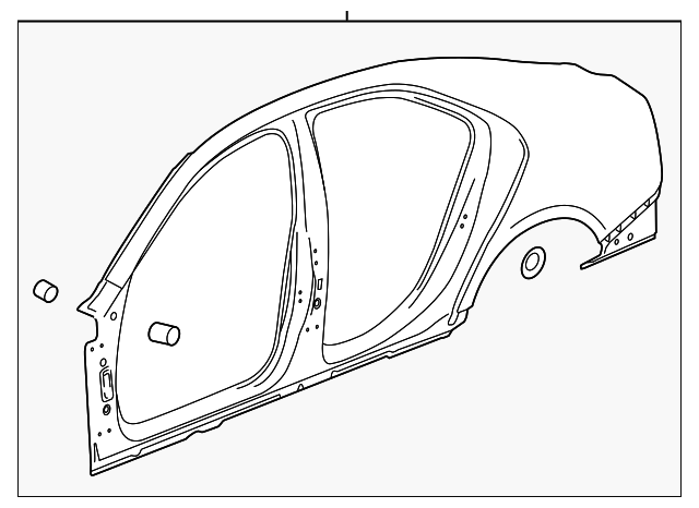 84469555 - Body Driver Side Outer Panel 2014-2019 Cadillac CTS ...