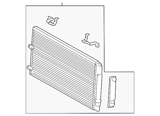 2002-2008 Toyota Condenser 88460-AZ003 | Toyota Parts Center