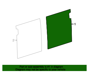 2015-2021 Ram Rear Glass - Passenger Side (RH) 68247852AA | TascaParts.com