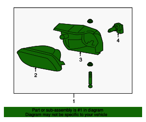 2003-2004 Chevrolet Front Passenger Side Fog Lamp 15190983 | OEM Parts ...