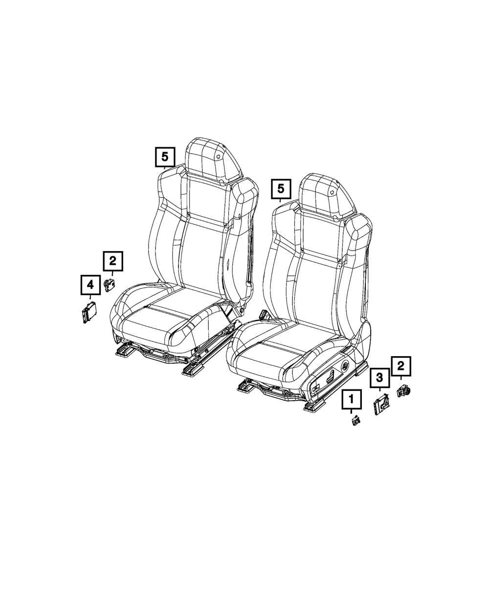 2022-2023 Mopar Lumbar Control Switch 68516077AA | Mopar.com National ...