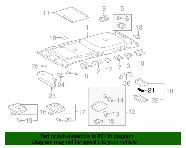 90084-81003 - Dome Lamp Bulb - 2002-2021 Toyota | OEM Genuine Toyota Parts