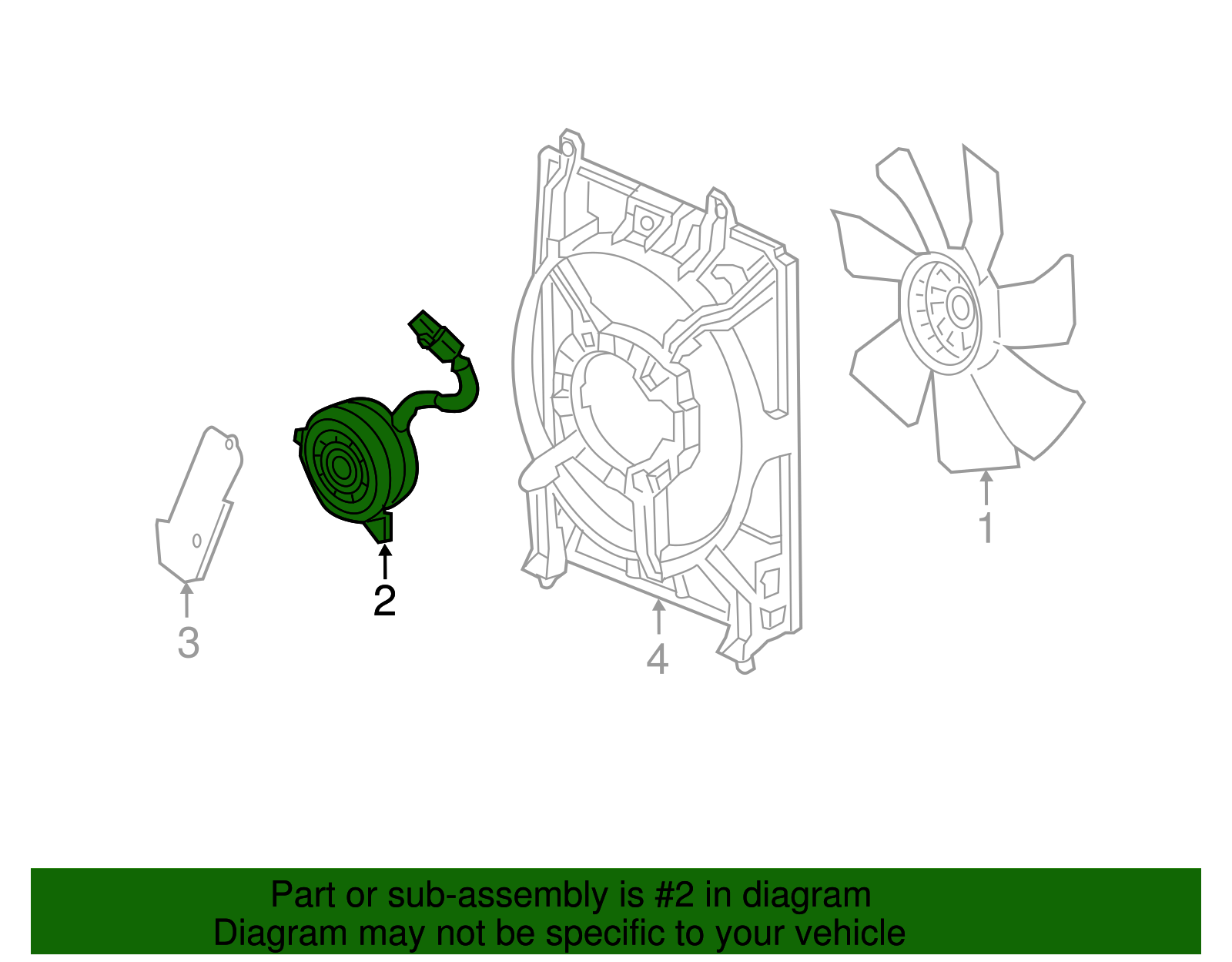 38616-R1A-A02 - 2012-2015 Honda Civic - Motor Cooling Fan | Honda Parts Cheap