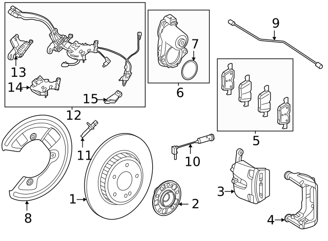 223-905-43-00-64 - Rotational Speed Sensor Mercedes-Benz USA Parts