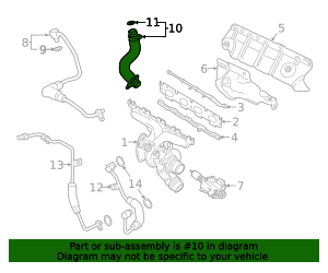 11428629970 - 2017-2025 BMW Oil Outlet Tube (11-42-8-629-970) | BMW of ...