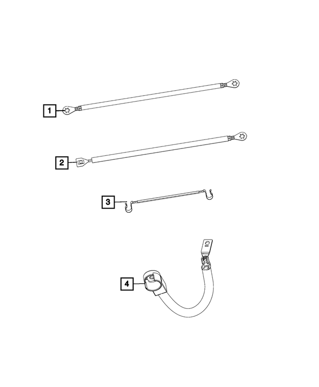 2017-2025 Mopar Ground Strap 68606643AA | Mopar eStore