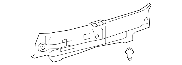 2019-2022 Lexus Rear Panel Trim 58387-33160-C0 | OEM Parts Online