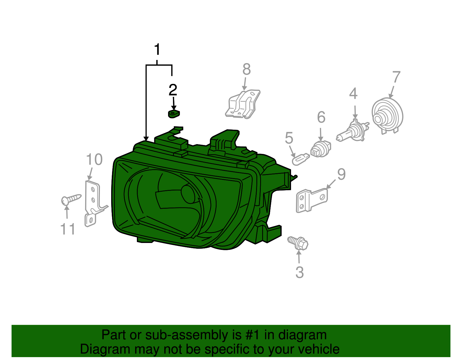 33151-SCV-A21 - Composite Assembly 2007-2008 Honda Element | Honda ...