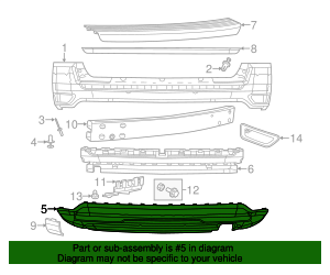 2011-2017 Jeep Compass Fascia 68109903AA | Mopar Parts Canada