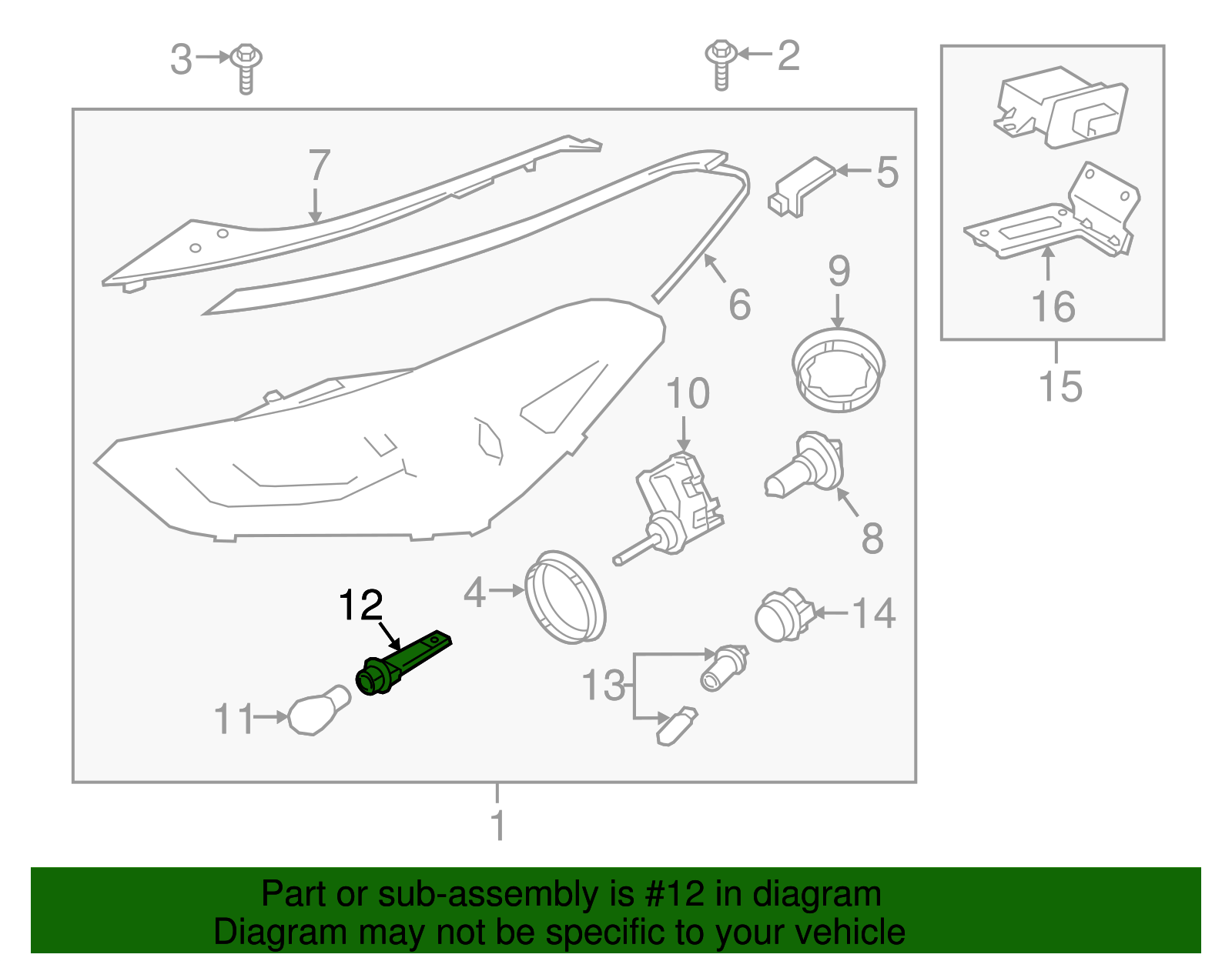 Hyundai - 92162-D3000 - Turn Signal Light Socket - 2016-2021 Hyundai ...