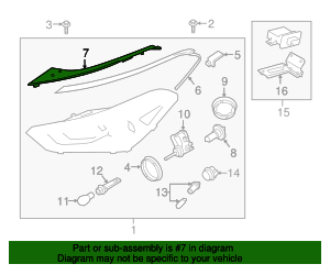 2016-2018 Hyundai Tucson Inner Bracket 92131-D3010 | OEM Parts Online