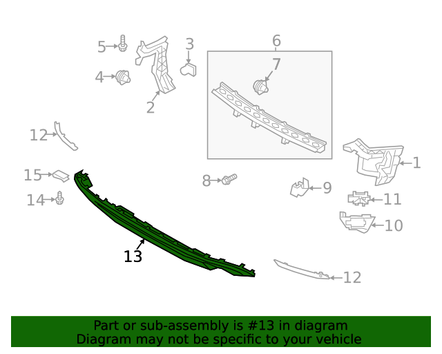 32227004 - Lower Molding - 2019-2021 Volvo | Volvo OEM Parts Direct