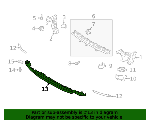 32227003 - Valance Panel 2023-2024 Volvo S60 | AutoNation Parts