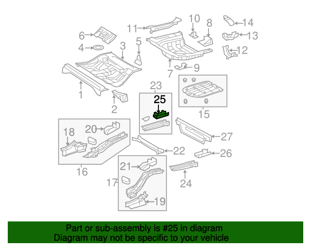 2007 Toyota Camry Rail End Bracket 57022-06010 | Toyota Parts Center