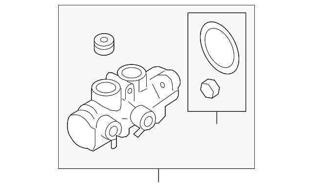 Genuine BMW 34-33-6-881-095 | Master Cylinder Assembly | FREE Shipping ...