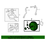 34336873444 - 2017-2020 BMW Booster Assembly (34-33-6-873-444) | BMW of ...