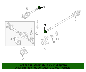 5C3Z-3254-C - Drive Axle Shaft Seal 2017-2022 Ford | Ford Parts Direct