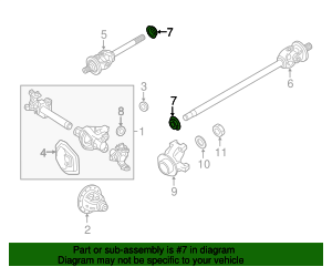 2017-2020 Ford OEM NEW 17-20 Ford F-250 Super Duty Front Outer Seal ...
