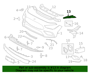 2020-2021 Mercedes-Benz Side Mount 118-885-49-00 | MB OEM Parts