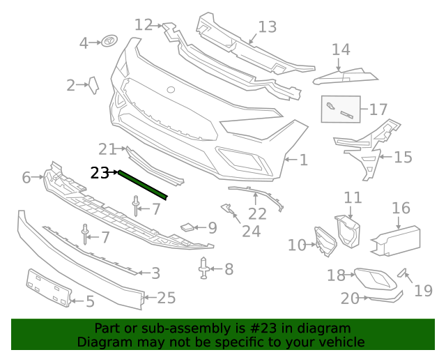 2020-2021 Mercedes-Benz CLA 45 AMG® Front Spoiler 177-885-17-04 | MB ...
