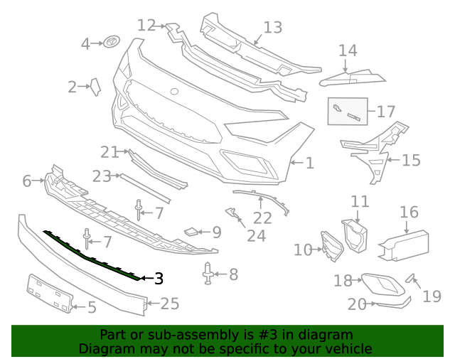 177-885-45-02 - Lower Deflector 2020-2023 Mercedes-Benz CLA 45 AMG ...