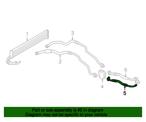 Genuine BMW 17-22-2-284-548 | Oil Cooler Line | FREE Shipping on Most ...