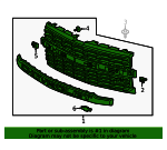 2019-2021 Chevrolet Front Grille Kit 84453563 | GMPartsDirect.com